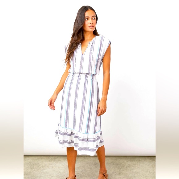 Rails | Dresses | Rails Ashlyn Dress Aegean Blue Stripes | Poshmark